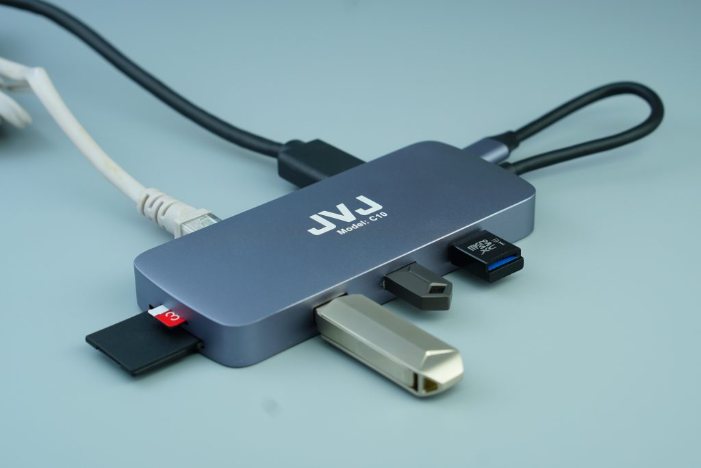 Bộ chuyển đổi đầu đọc đa năng JVJ HUB C10 – Cổng USB Type-C 10in1 – JVJ ...