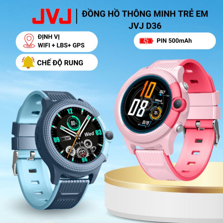 Đồng Hồ Thông Minh Trẻ Em JVJ D36, Hỗ Trợ Kháng Nước, Lắp Sim Nghe Gọi ...
